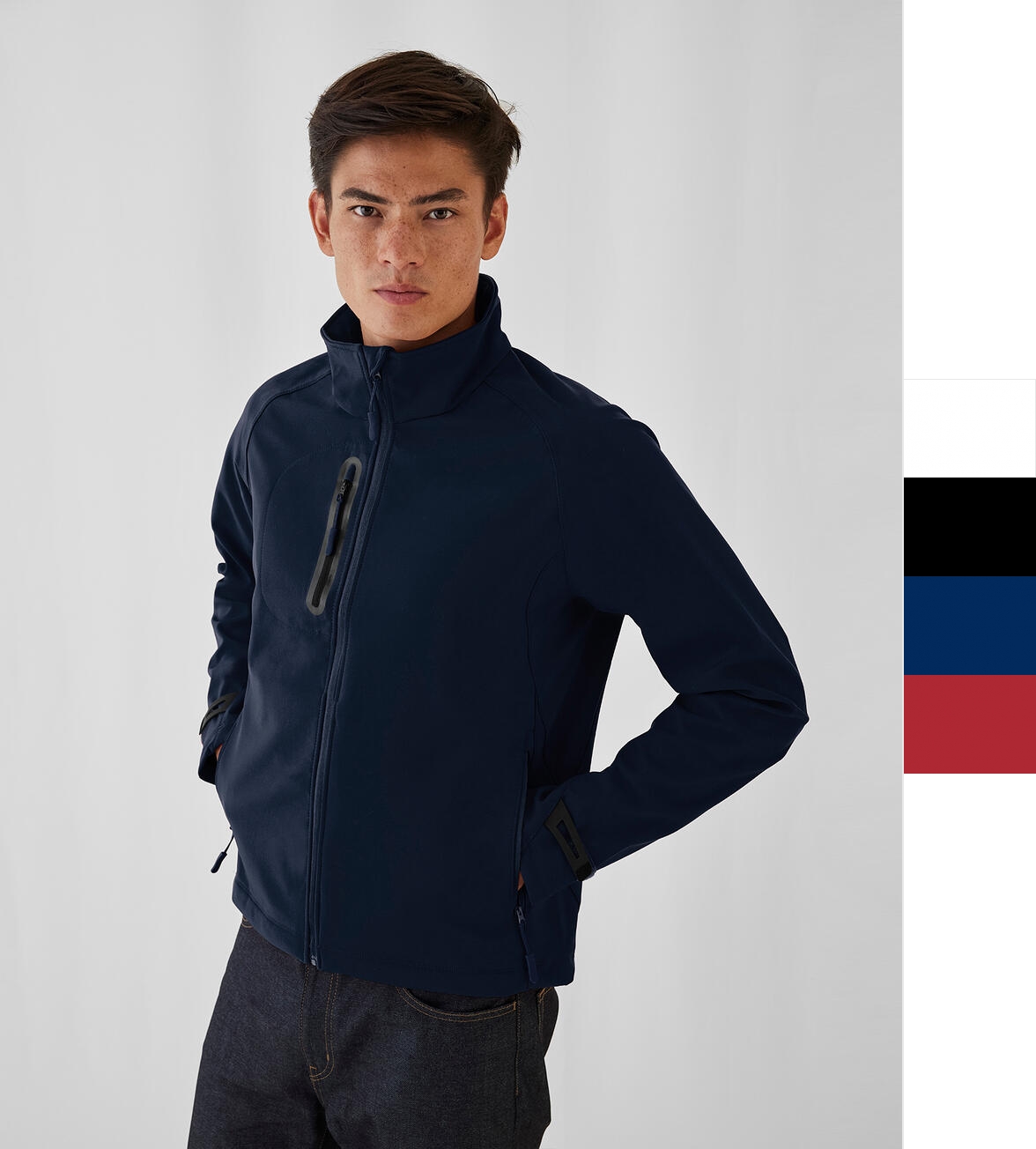B&C Outerwear: X-Lite Softshell/men Jacket JM951 | nawajo.de - Großhandelspreise für Groß und Klein