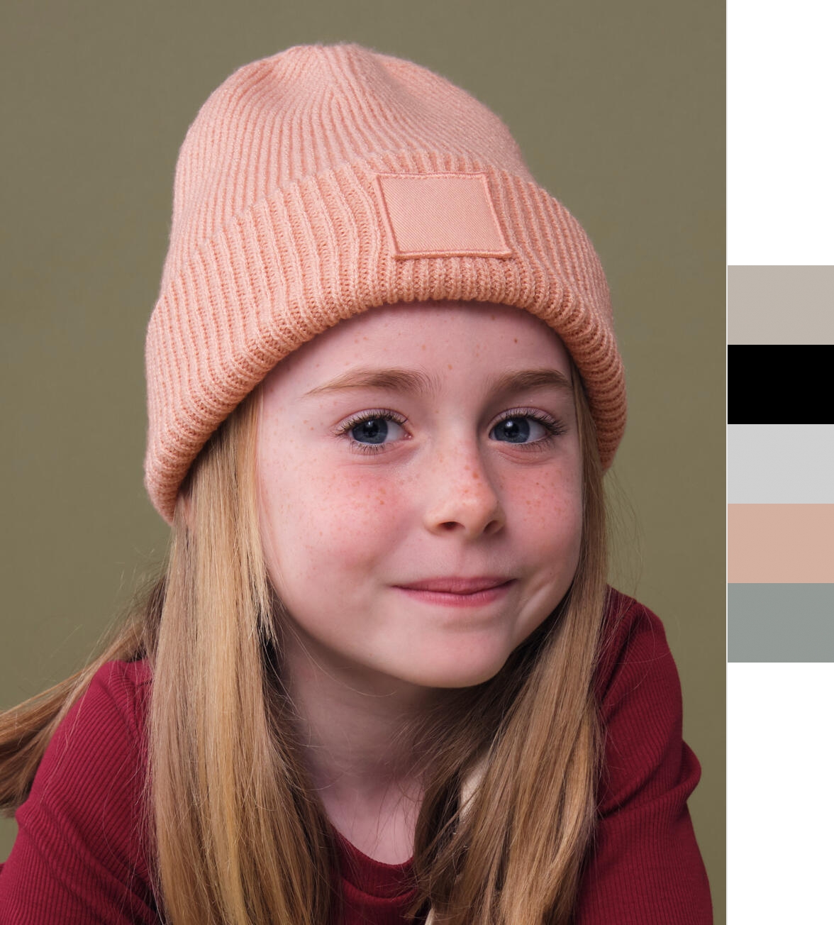 Beechfield: Kids Deep Cuffed Tonal Patch Beanie B336B | nawajo.de ...