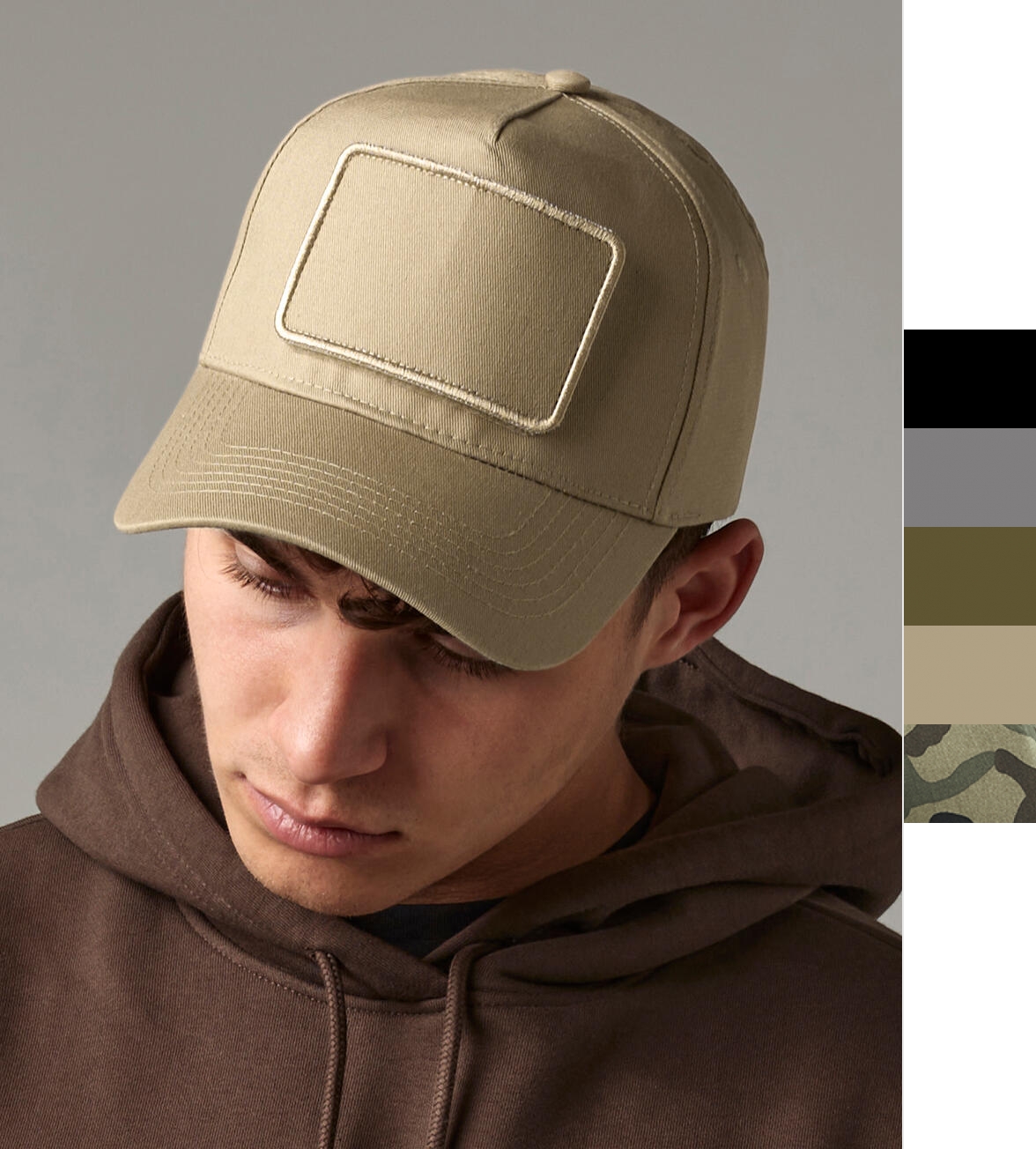 Beechfield: Removable Patch 5 Panel Cap B638 | nawajo.de - Großhandelspreise für Groß und Klein