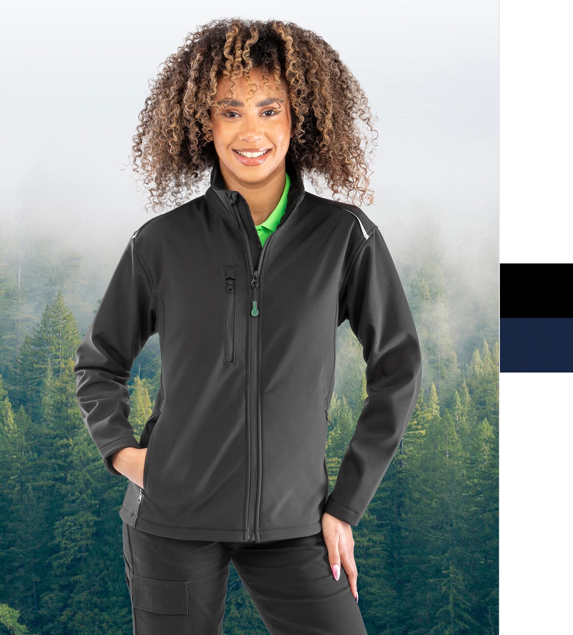 Result Recycled: Womens Recycled 3-Layer Printable Softshell Jacket ...